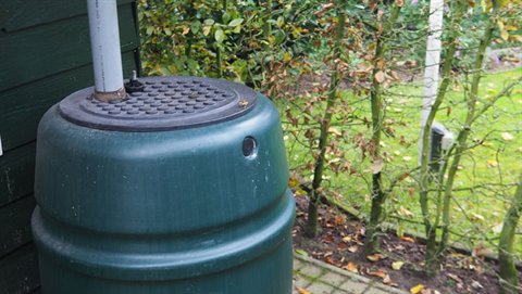 Plaats een regenwaterschutting - Klimaatklaar